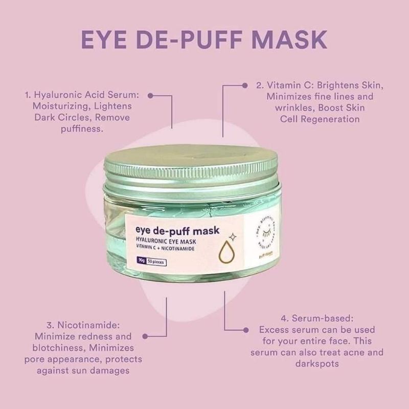 Puff & bloom eye de puff mask | Shopee Philippines