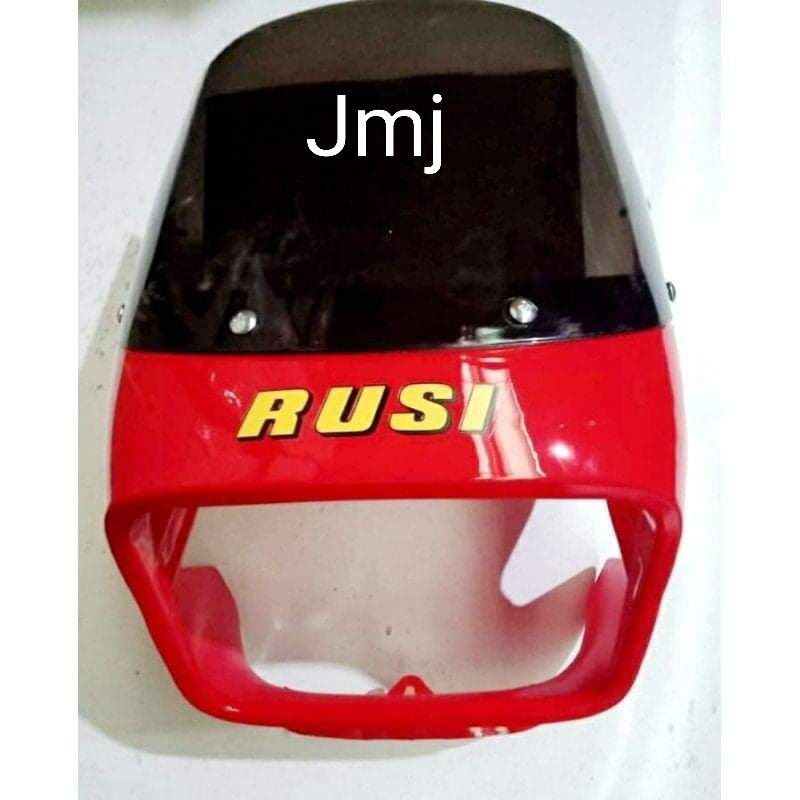 RUSI TC 125/150 HEADLIGHT COWLING ( naubosan napo ng RUSI sticker ...
