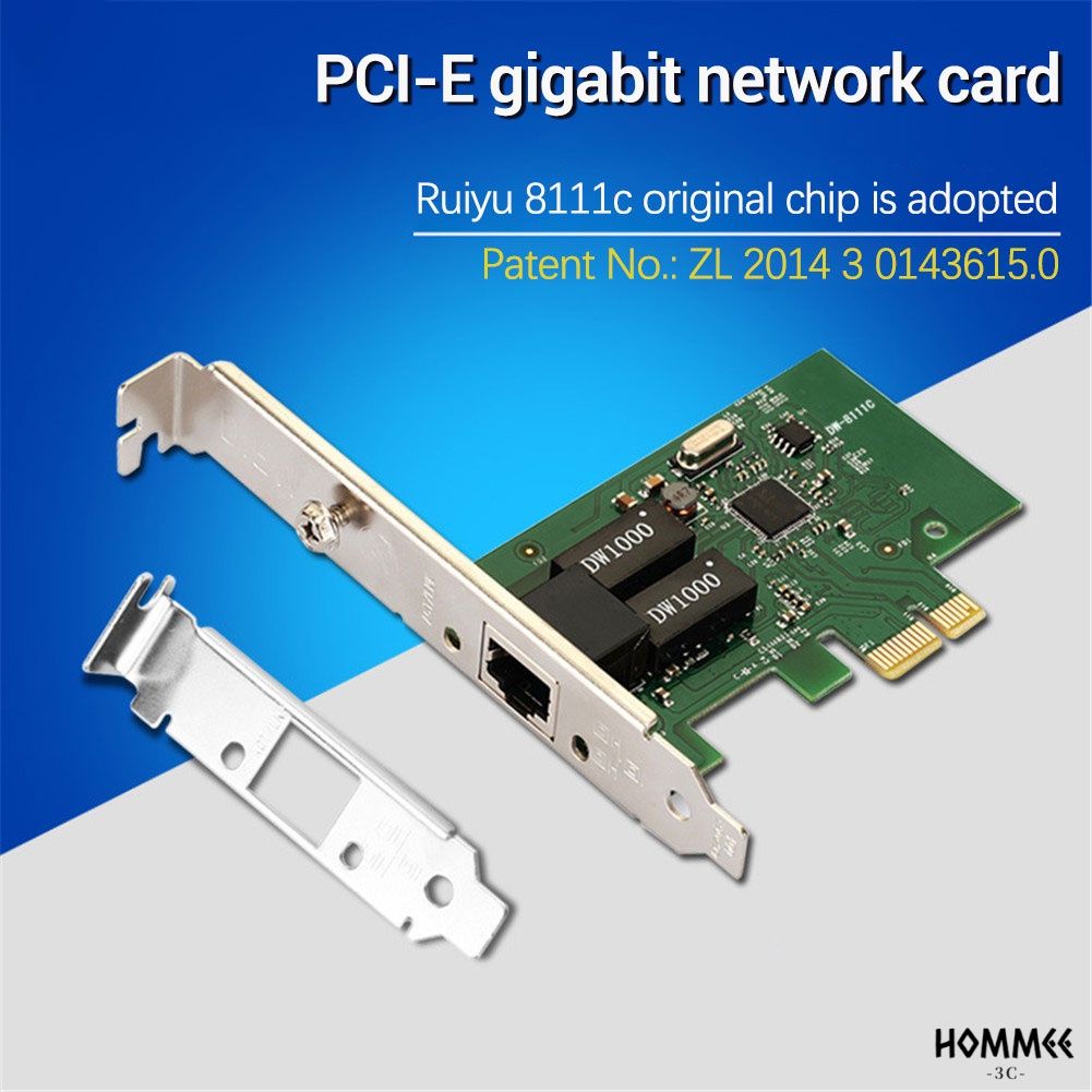 100/1000Mbps Gigabit Ethernet PCI Express PCI-E Network Card 10/100/1000M RJ-45 RJ45 LAN Adapter ...
