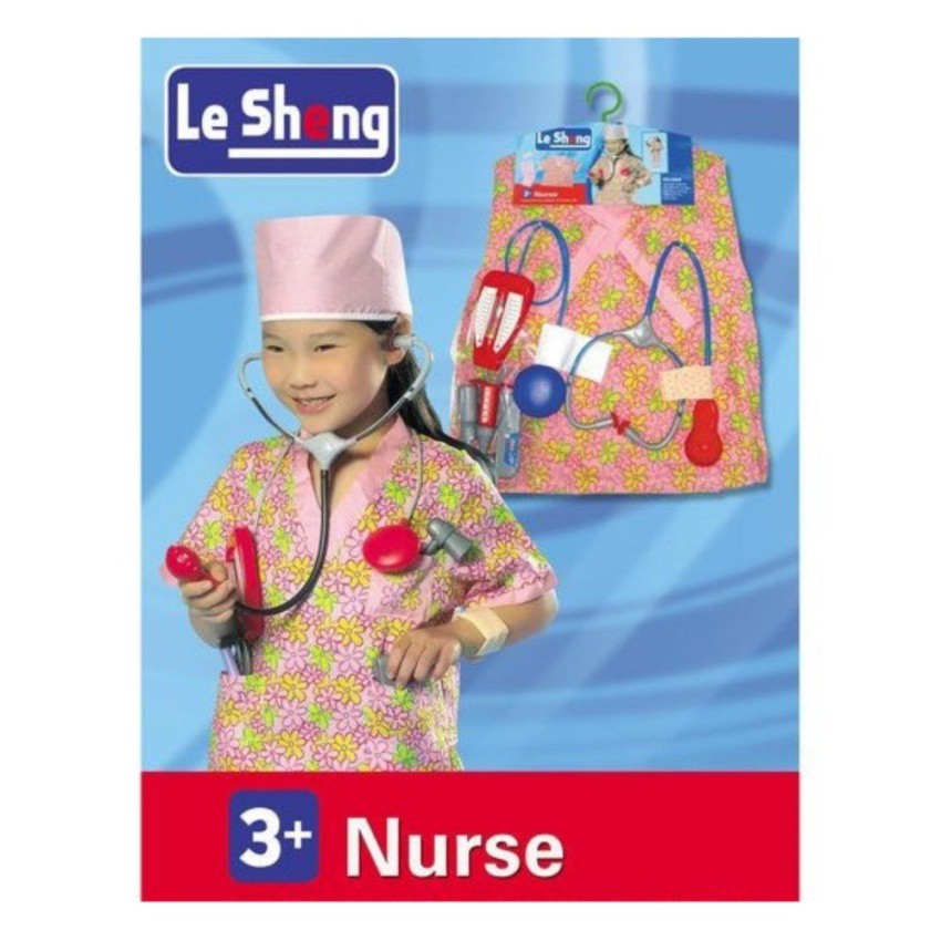 Le Sheng Community Helper Nurse Dress Up Costume Set (0968) | Shopee ...