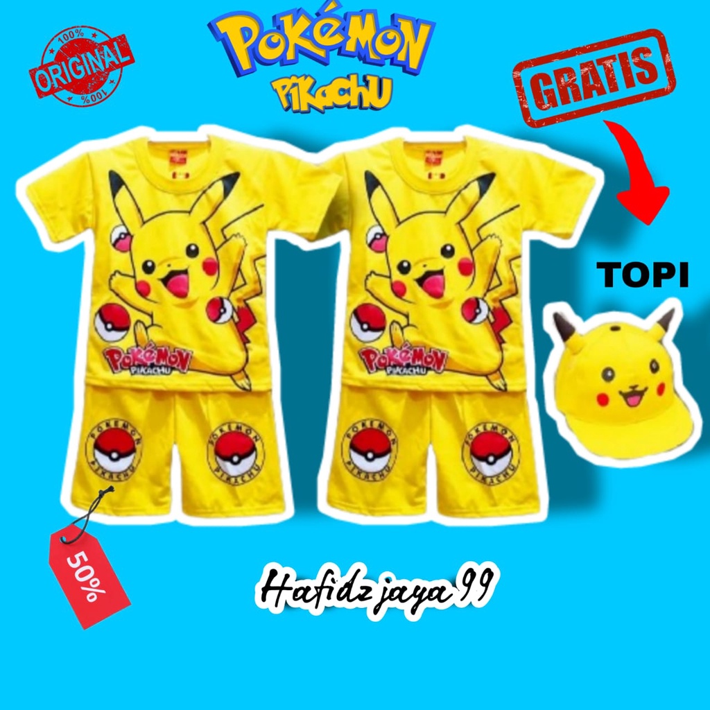 Pokemon/pikachu SET FOR CUTE CHILDREN AGE 1-10 YEARS/CHILDREN'S POKEMON ...