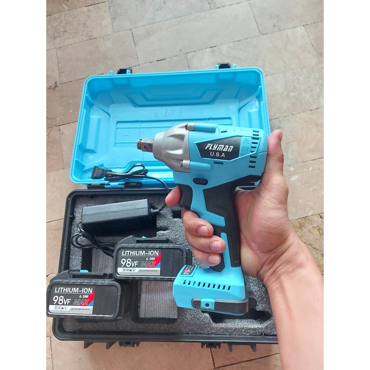 Flyman Cordless Impact Wrench(Brushless) 98vf | Shopee Philippines