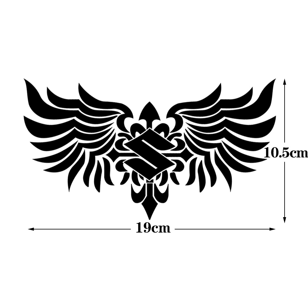 Suzuki Reflective Decals Stickers for Motorcycle Wings Logo Decal Smash ...