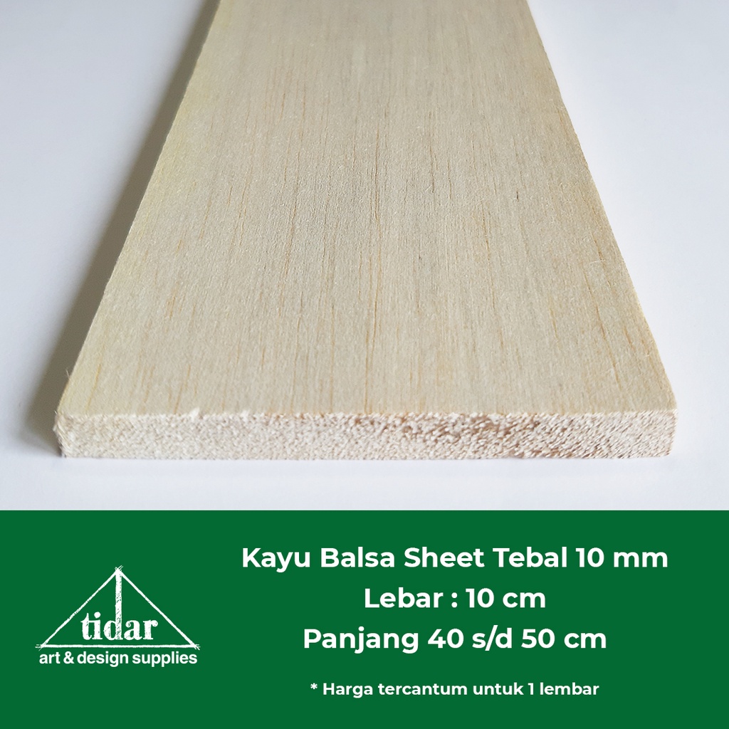 Balsa Wood Sheet 10 mm Thick / Balsa Sheet 1 cm / Board / Kayubalsa | Shopee Philippines