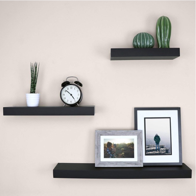 【In Stock】3PCS/set Floating Wall Shelves Storage Furniture Shelf ...