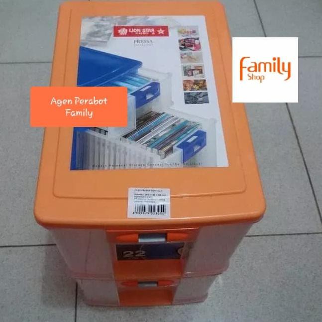 Container Dvd Cd / Box Drawer Stacking Rack 2 Lion Star | Shopee ...