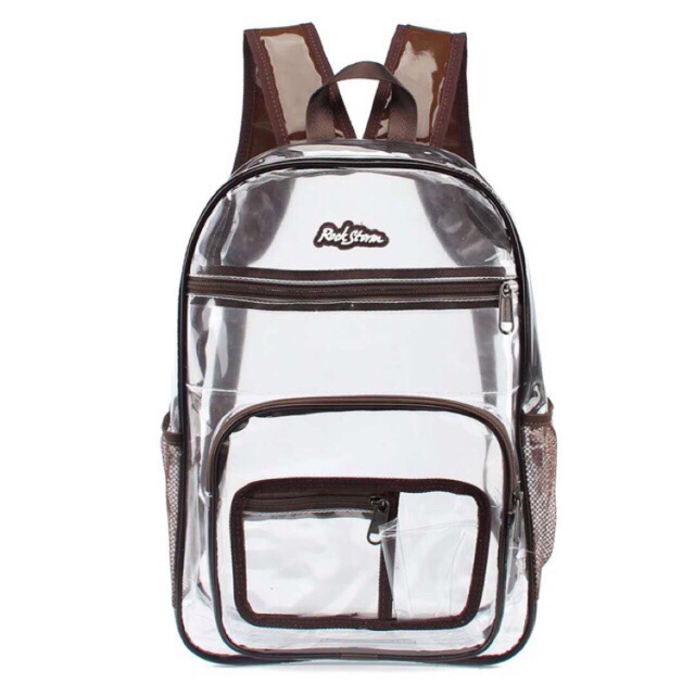 #810 transparent backpack | Shopee Philippines