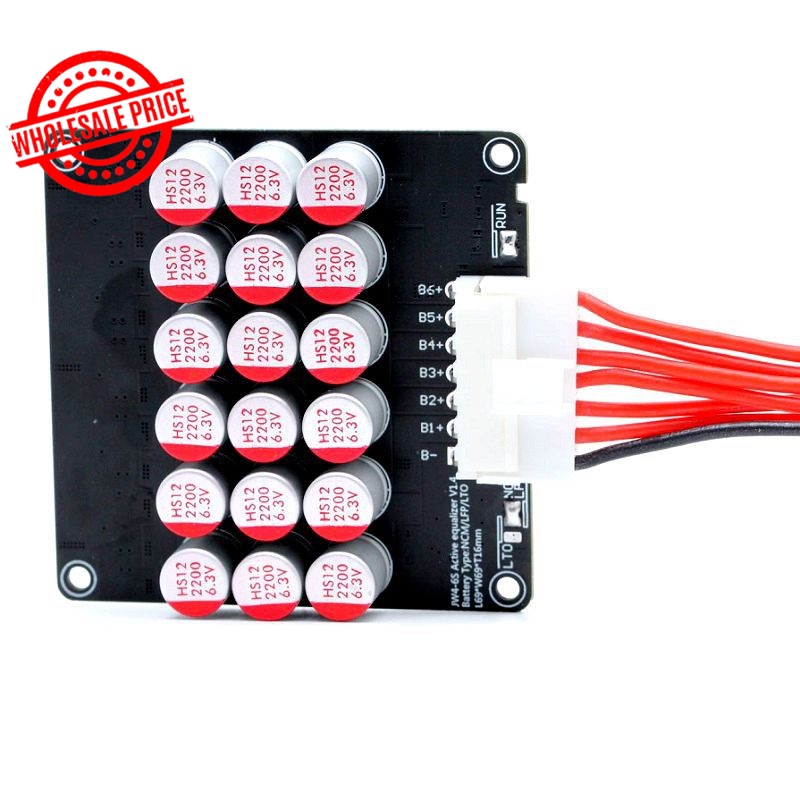 1pc 6S Balance Li-ion Lifepo4 LTO Lithium Battery Active Equalizer Balancer Board Capacitor BMS ...