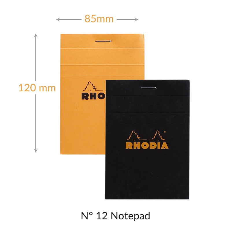 RHODIA Notepad No. 12 — dotPad, grid, blank, lined, R Premium blank ...