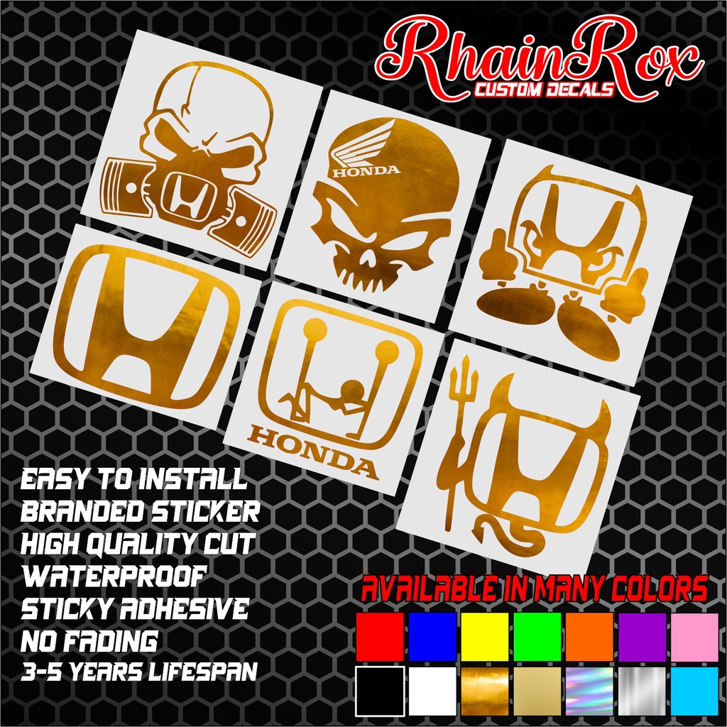 honda logo sticker design waterpprof | Shopee Philippines