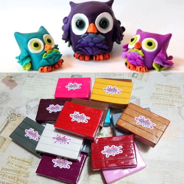POLYMER CLAY 60g / 120g CHIDOH POLYCLAY MODELLING OVEN BAKE | Shopee ...