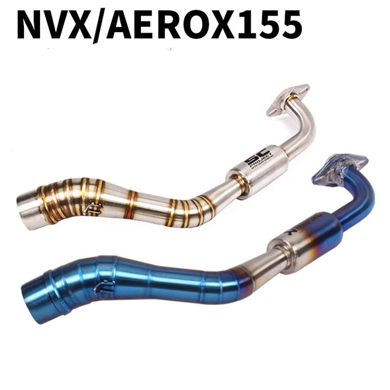 Front Pipe Link for NVX155/ AEROX155 Motorcycle Exhaust Elbow for Aerox ...