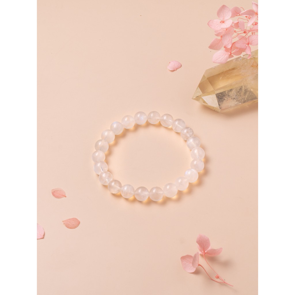 Moonstone Moon Stone Energy Bracelet - Water Shop | Shopee Philippines