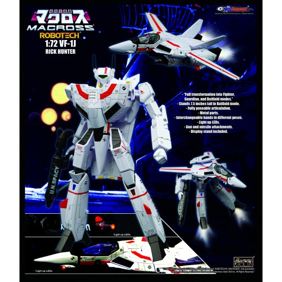 KitzConcept Macross Robotech 1/72 VF-1J RICK HUNTER/HIKARU ICHIJO and ...