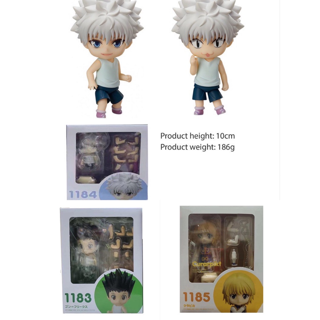 Nendoroid Hunter X Hunter #1183 Gon Freecss #1184 Killua #1185 Kurapika ...