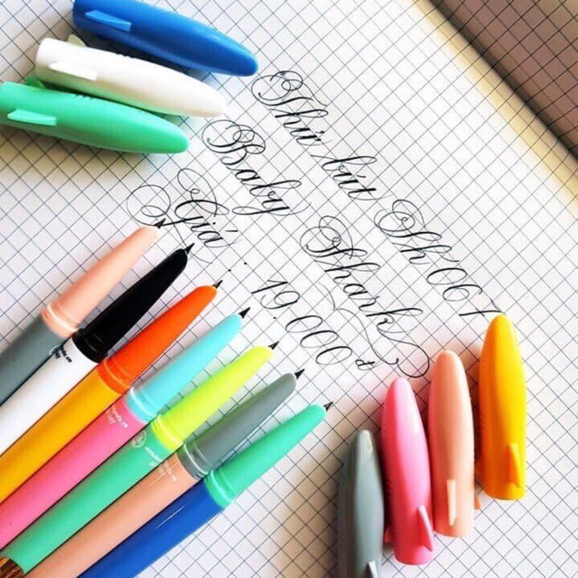 Anh Duong shark pen SH 067 (closed nib, smooth grinding, small strokes ...