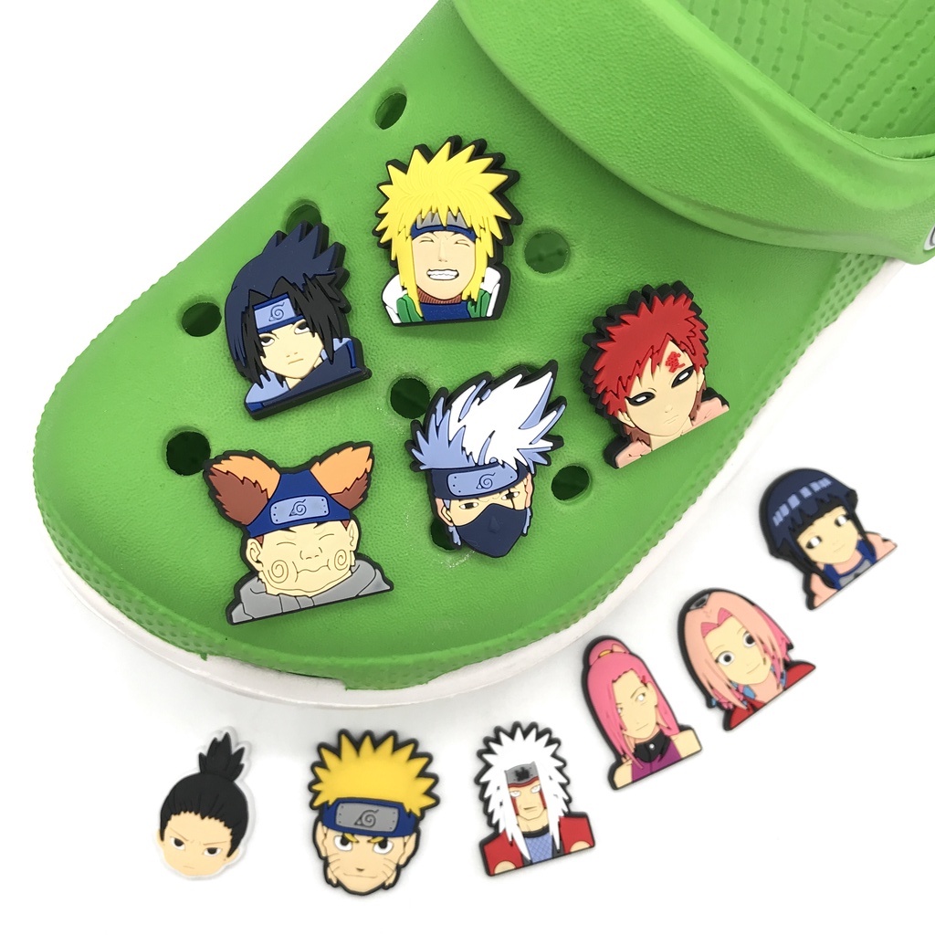 Naruto Design shoes accessories buckle Charms Clogs Pins | Shopee ...