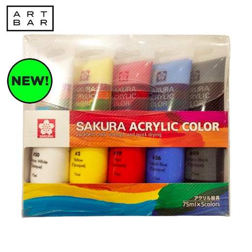 Sakura Acrylic Color Set Xac72-5 Xac7-5 - Art Bar PH | Shopee Philippines