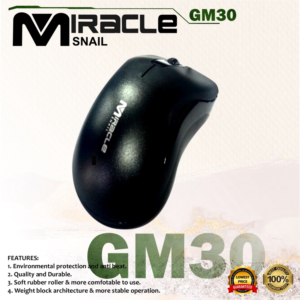 MIRACLE SNAIL GM30 USB / PS2 GAMING MOUSE / GAMINGMOUSE FOR PISONET ...