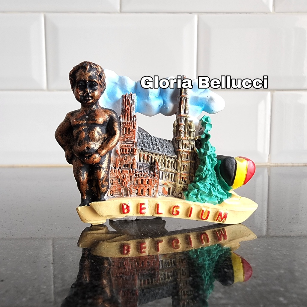 Souvenir brussels manneken pis Belgian refrigerator magnet fridge ...