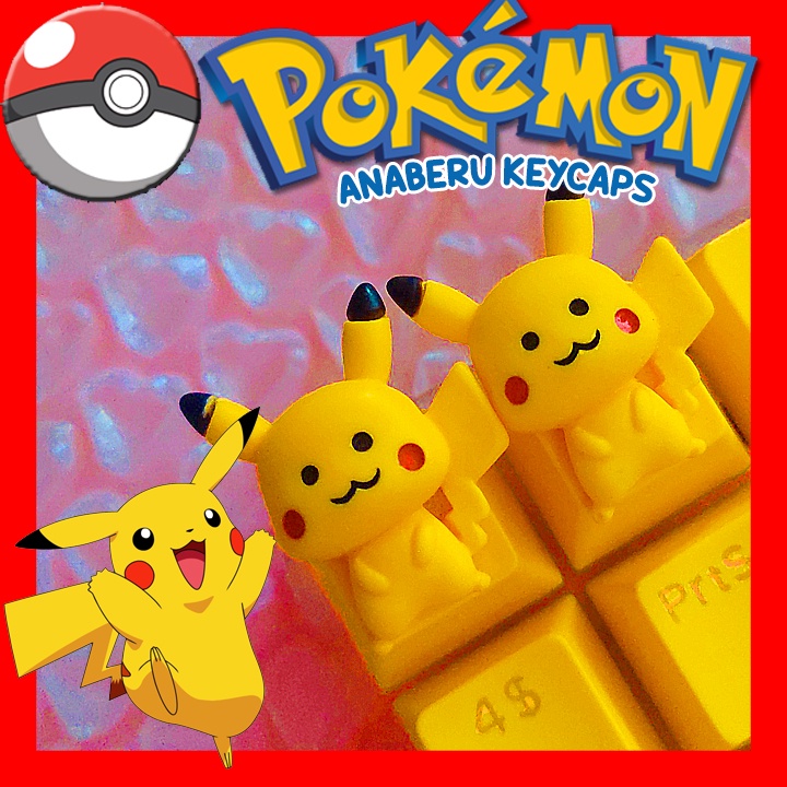 Pokemon Pikachu Keycaps | Shopee Philippines