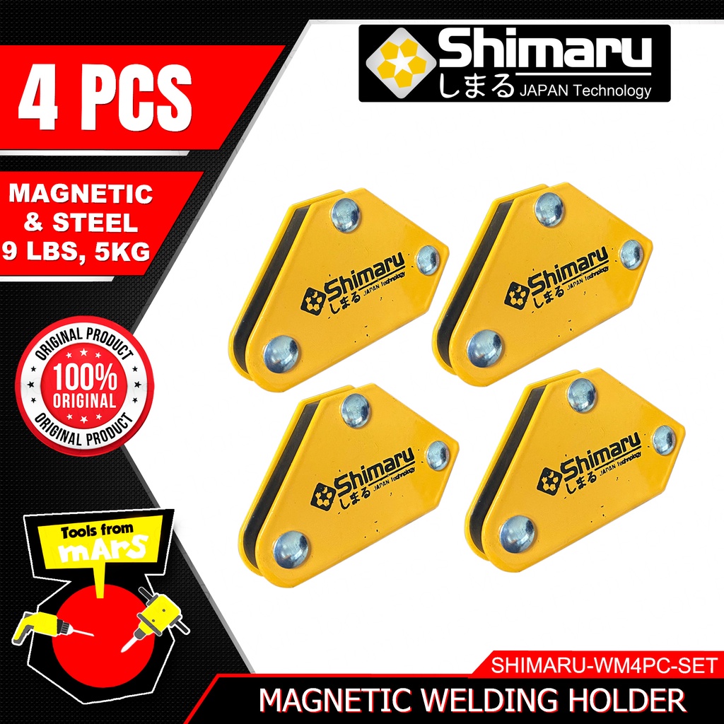 SHIMARU JAPAN 4 PCS SET Magnetic Welding Positioner Magnet Holder 5kg ...