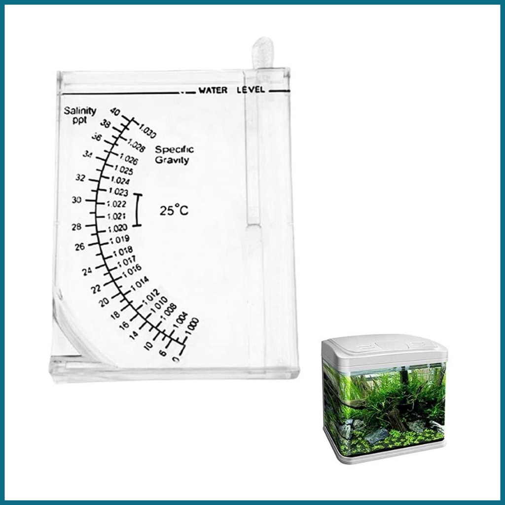 Seawater Accurate Hydrometer Saltwater Meter Salinity Meter Tester Sea ...