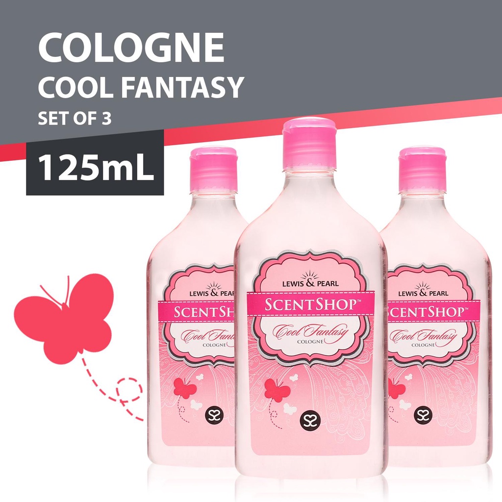 Lewis & Pearl ScentShop Cologne Cool Fantasy (125ml) Set of 3 | Shopee ...