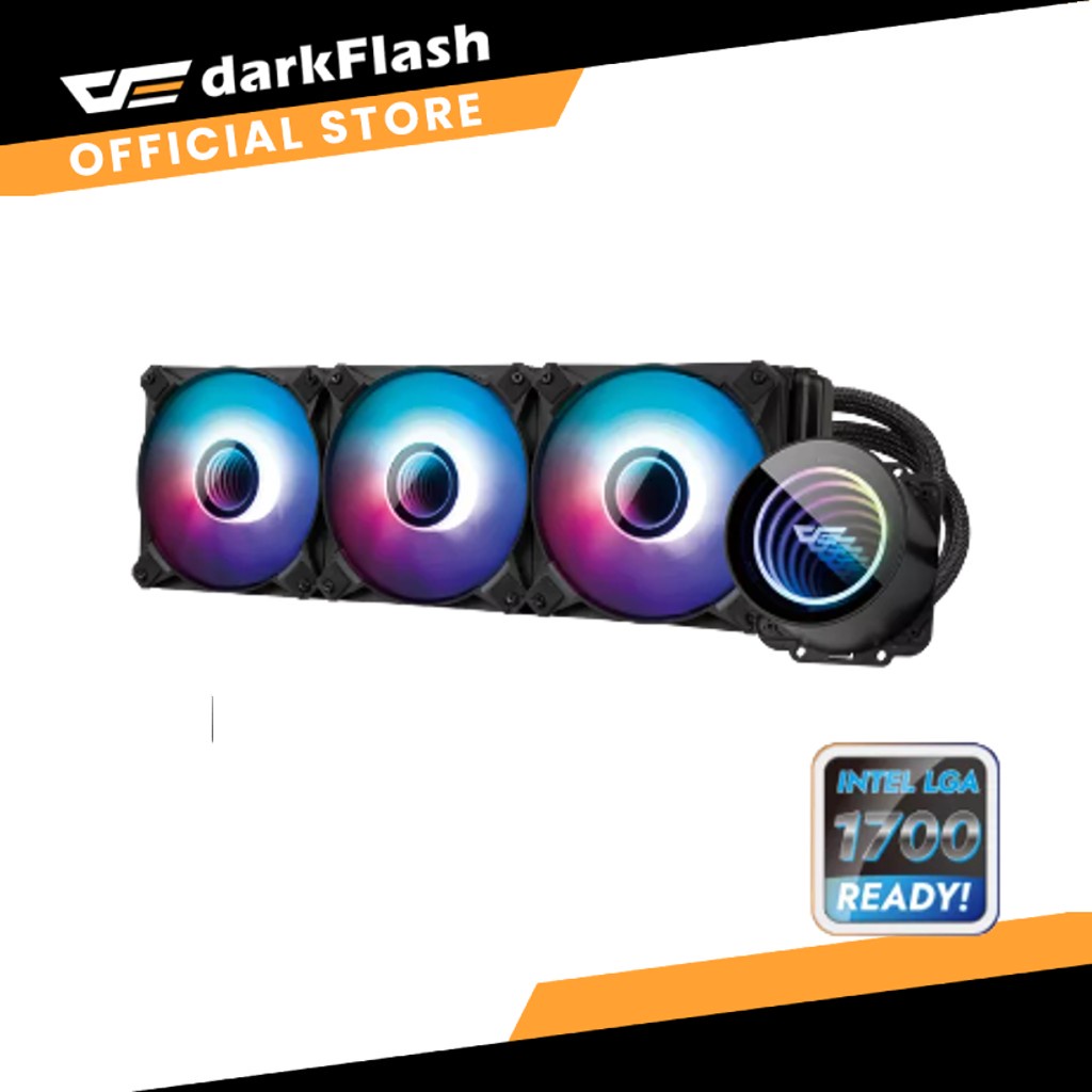 darkFlash Twister DX-360 V2 ARGB All-in-one 360mm LIQUID CPU Cooler ...