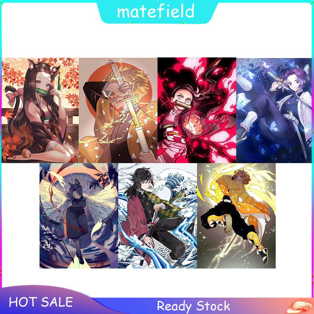 Demon Slayer DIY Anime Characters Full Drill Diamond Painting Bead ...