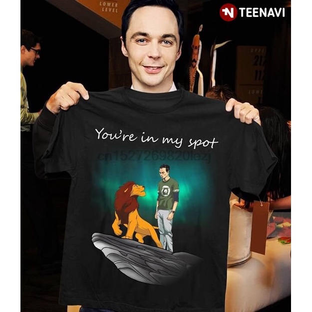 Body Fit Simba The Lion King And Sheldon Cooper Youre My Spot | Shopee ...
