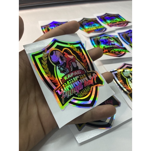 Takbo Stickers / Rider Hologram Stickers |Stay Humble, Takbong Handsome ...