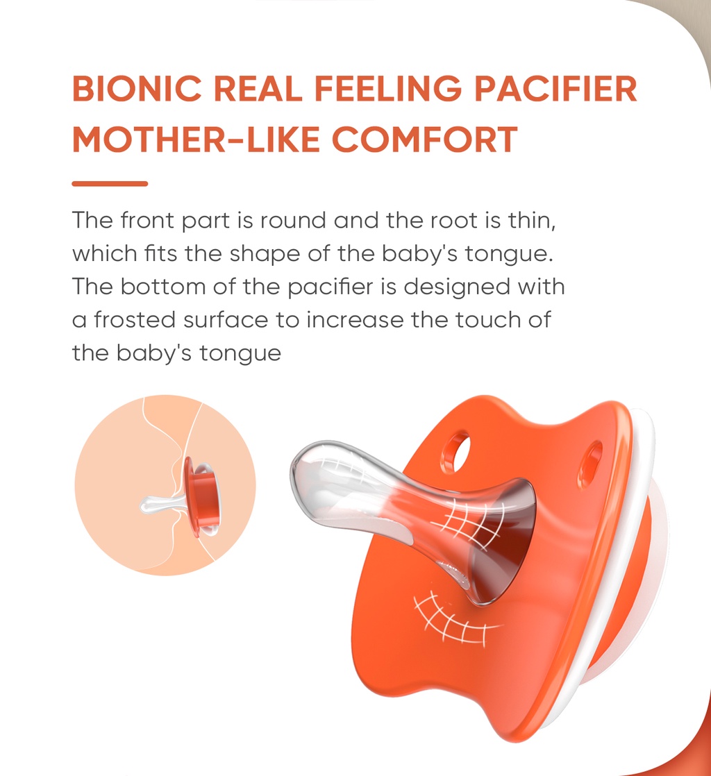 Yoboo Pacifier Medium Size | 2 PCS | Thin root design | Soft and Odor ...