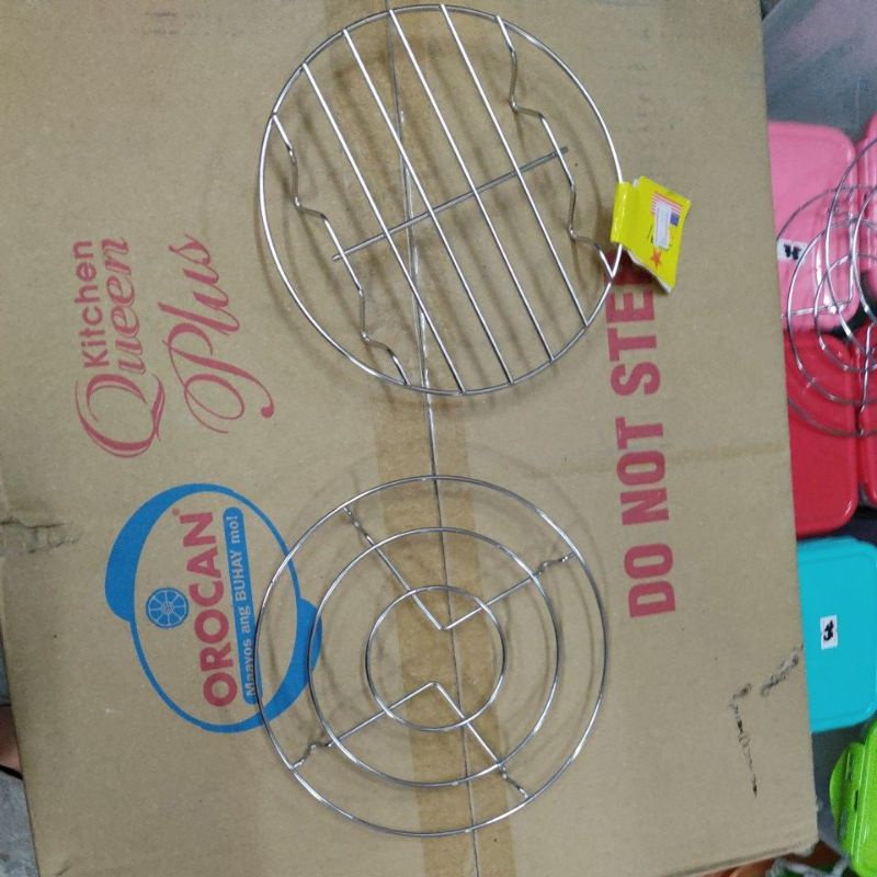 Stainless steel Wire rack Patungan ng Kawali at kaldero | Shopee ...