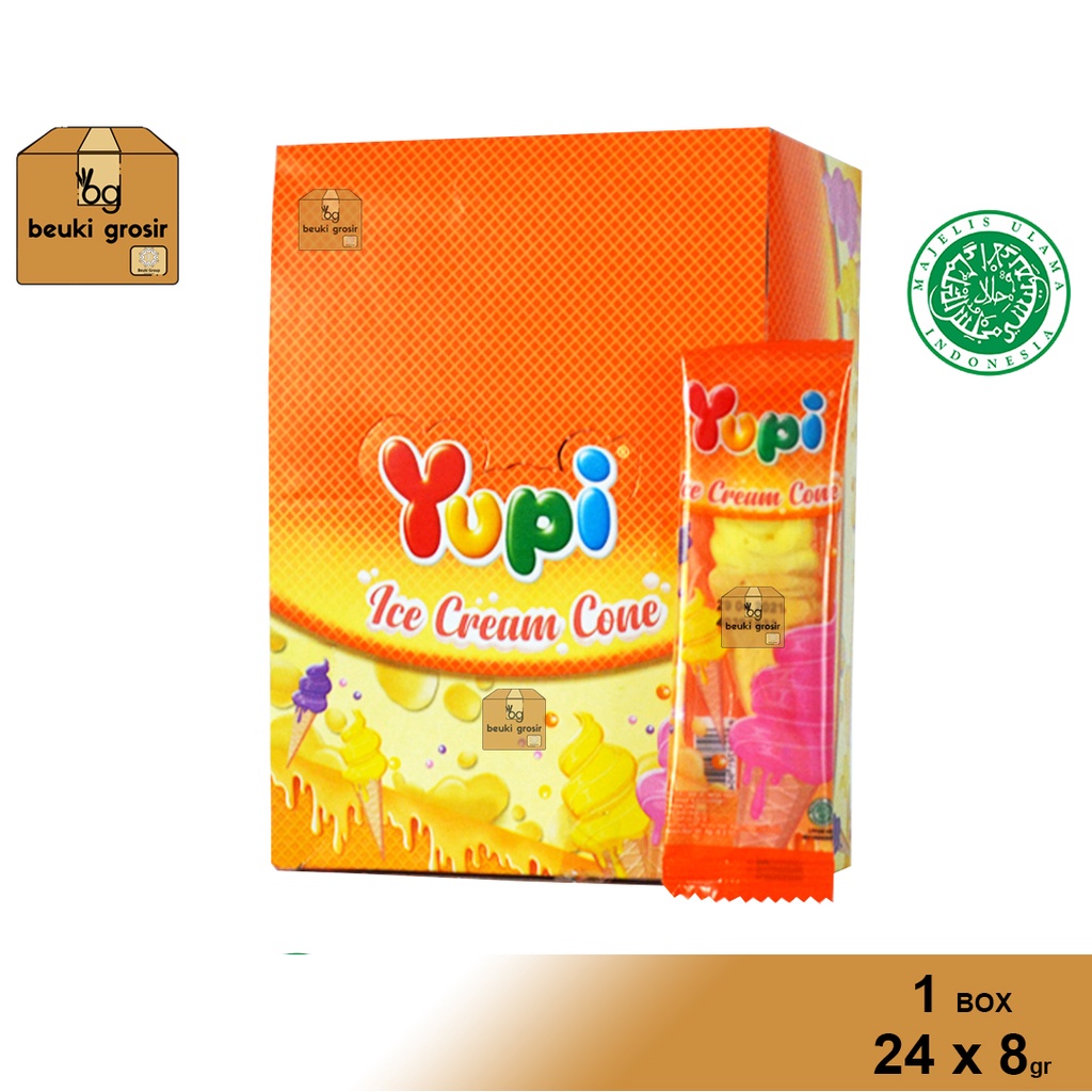 Box Yupi Ice Cream Cone Jelly Yupi Shape Funnel Ice Cream - 24pcs x 8gr ... Box Yupi Ice Cream Cone Jelly Yupi Shape Funnel Ice Cream - 24pcs x 8gr ...