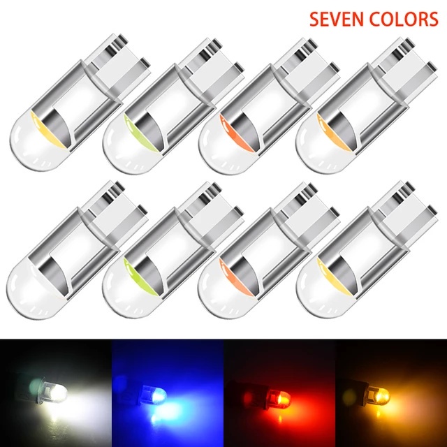 1PCS T10 W5W 168 501 2825 COB LED Car Wedge Parking Light Side Door Bulb Instrument Lamp Auto ...