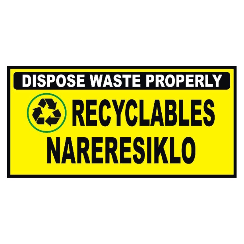 proper waste disposal signage yellow signage | Shopee Philippines proper waste disposal signage yellow signage | Shopee Philippines