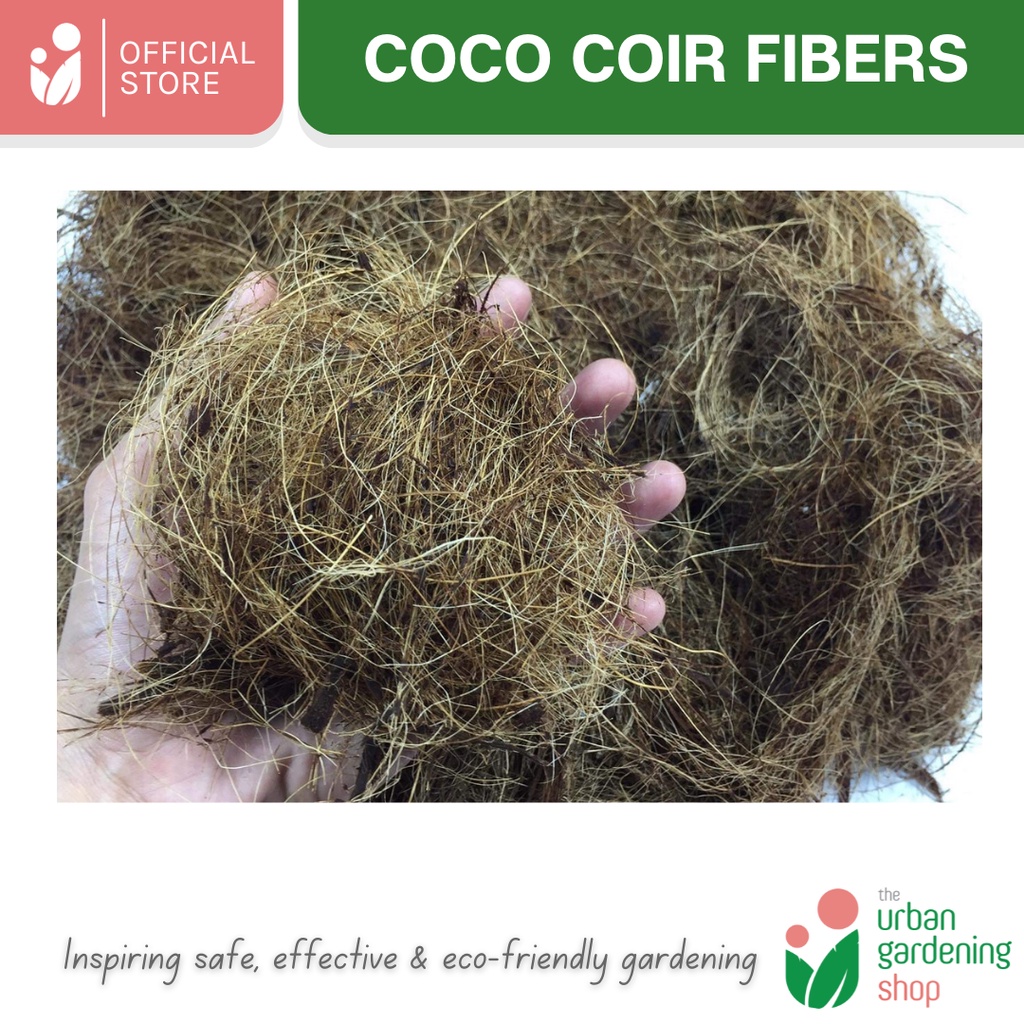 THE URBAN GARDENING SHOP Aged Coco Coir Fibers for Soil Amendment ...
