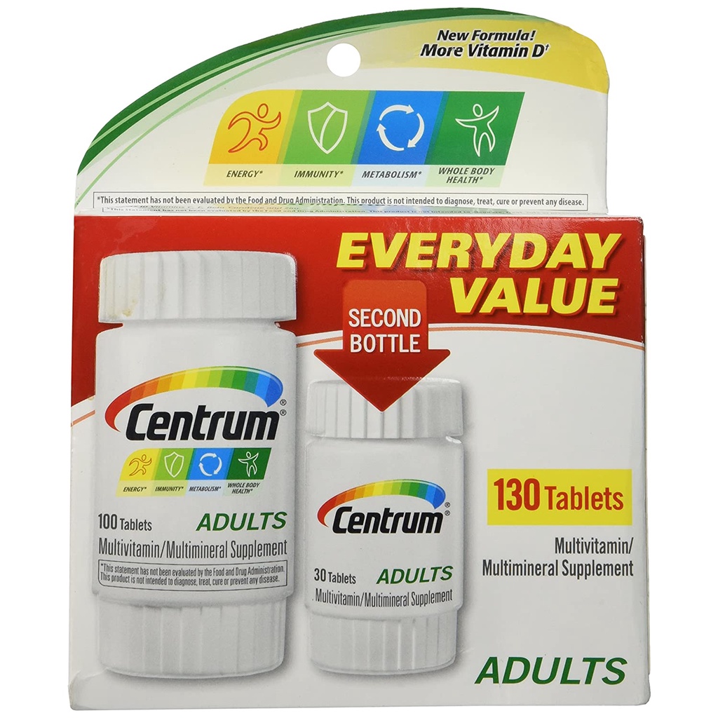 Centrum Adults Multivitamins/Multimineral Supplement | Shopee Philippines