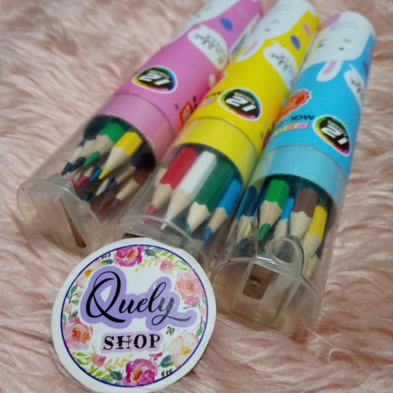 Colored pencils 12pencils per tub | Shopee Philippines