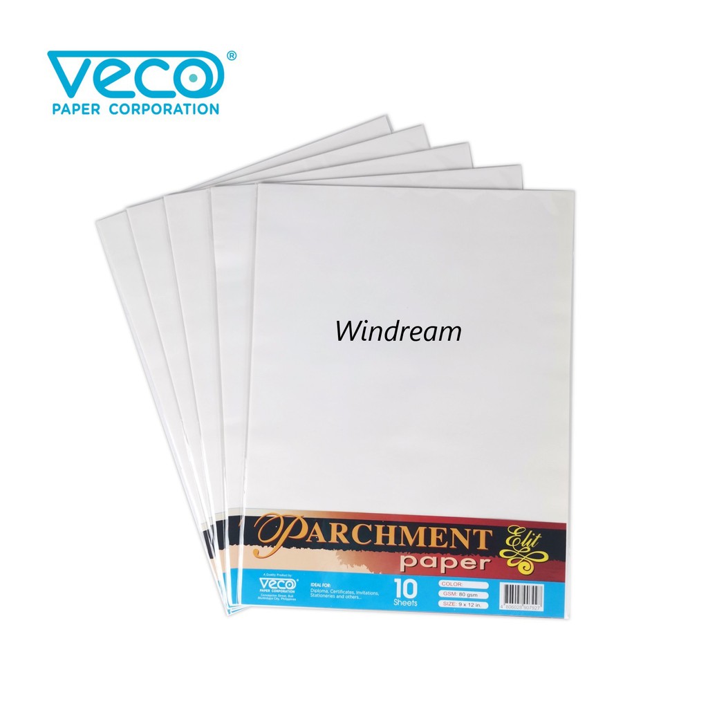 Veco Elit Parchment Paper 8.5x11 80gsm Shopee Philippines