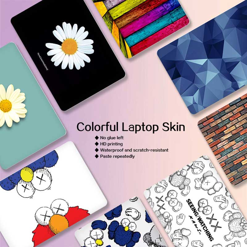 Personalized custom pattern laptop sticker laptop skin for 11/12/13/14 ...