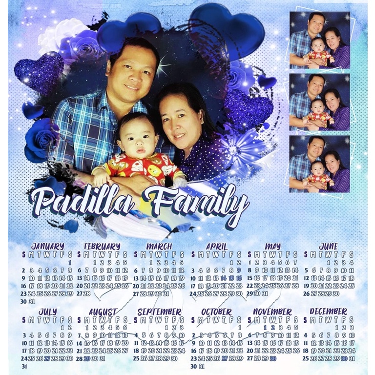 2025 CUSTOMIZED TARPAULIN CALENDAR | Shopee Philippines