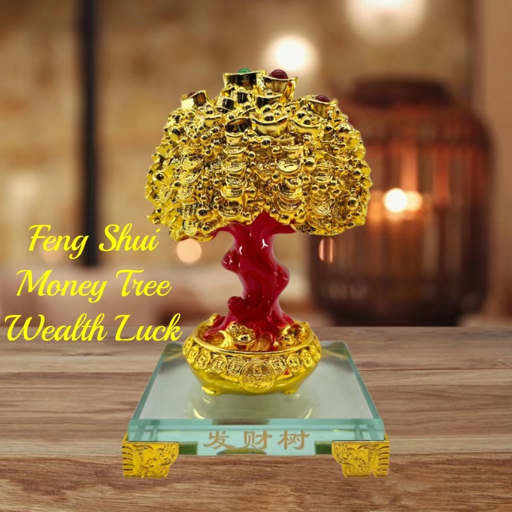 Money Tree Wealth and Good Luck Feng Shui Money Tree for Bedroom Living ...