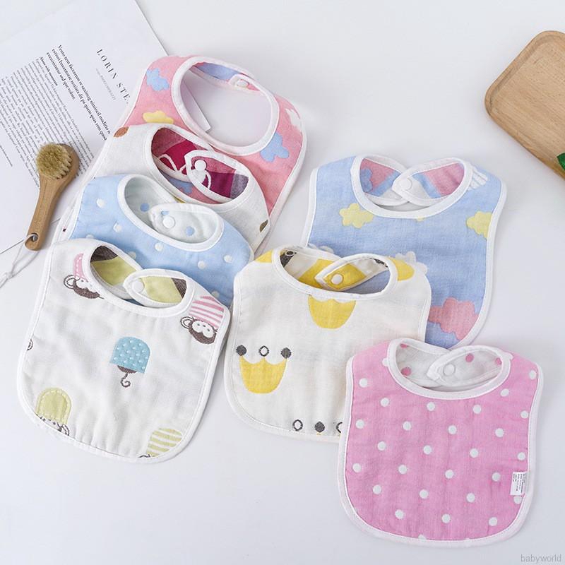 BBWORLD Baby Bib Printing Washable U Shaped Bib Toddler Absorbent Drool ...