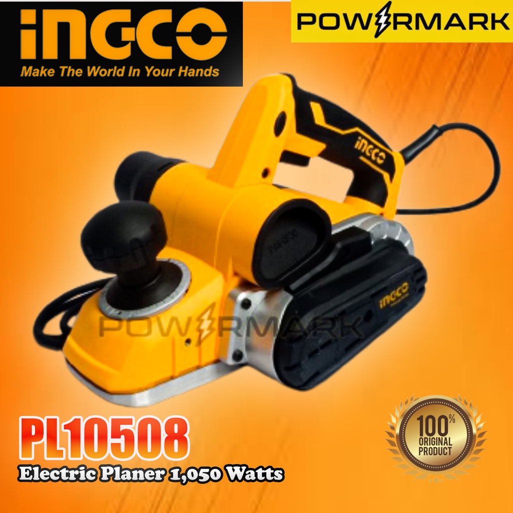 INGCO PL10508 Electric Planer 1,050 Watts [POWERMARK | IPT] | Shopee ...