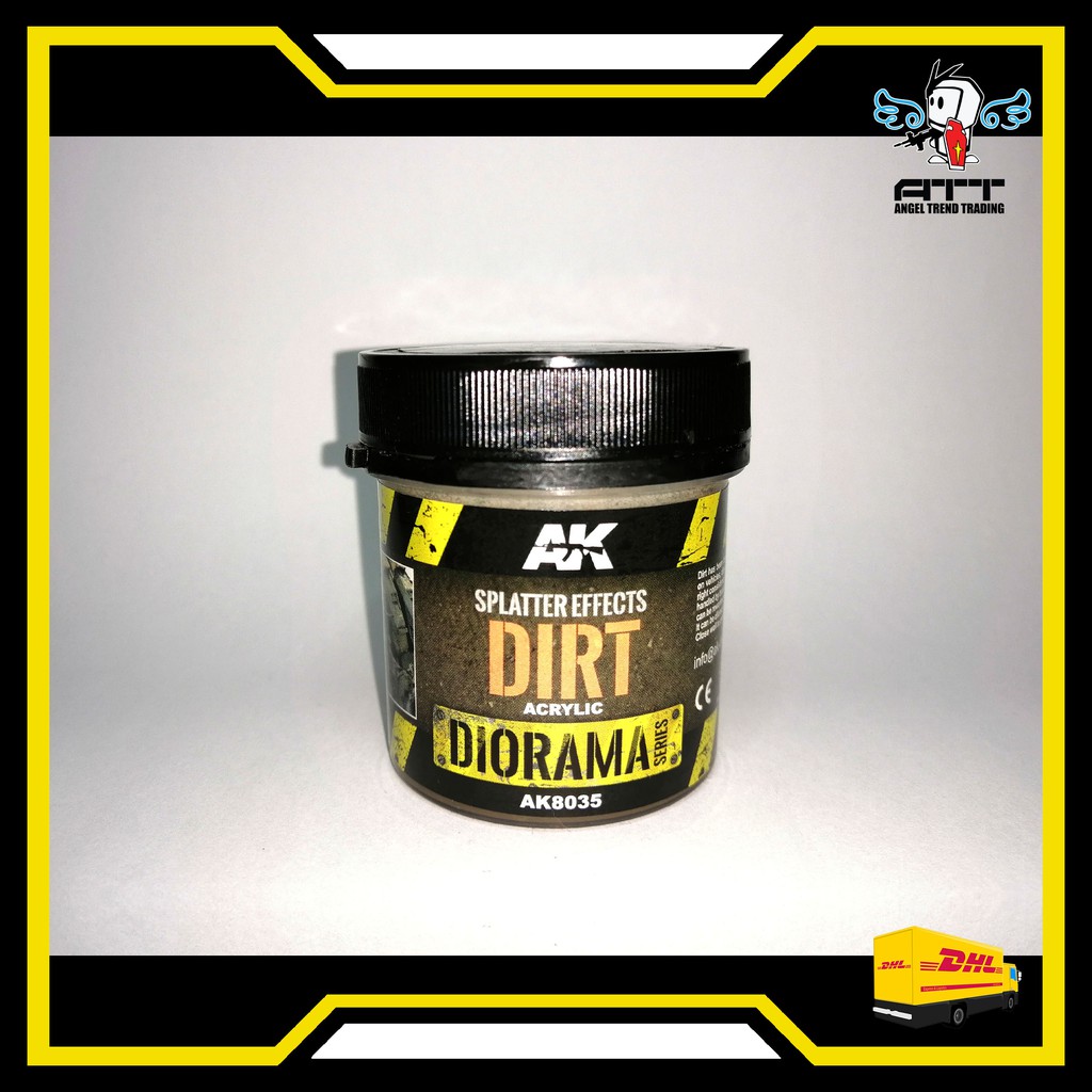AK8035 SPLATTER EFFECTS DIRT ACRYLIC 100ML AK DIORAMA (Gunpla Gundam ...