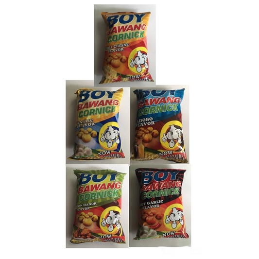 Boy bawang cornick lechon manok/adobo/hot garlic/ chili cheese and ...