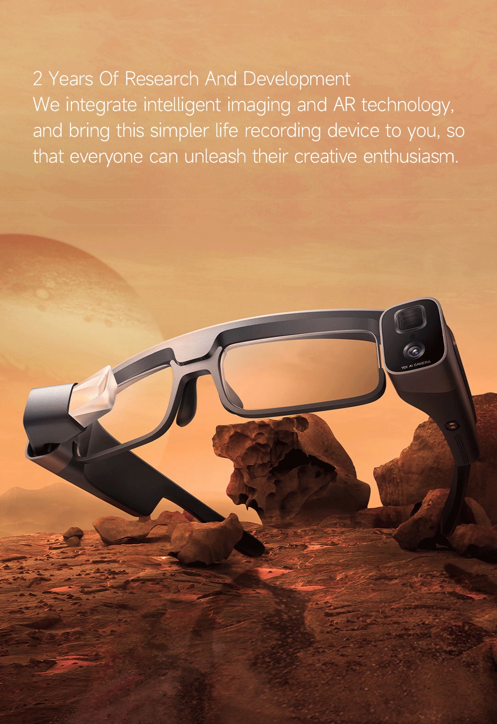 Mijia Smart Glasses With 50 Million Pixels Head-Mounted Dual Camera ...
