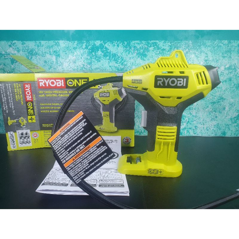 RYOBI18-Volt ONE+ Lithium-Ion Cordless High Pressure Inflator with ...